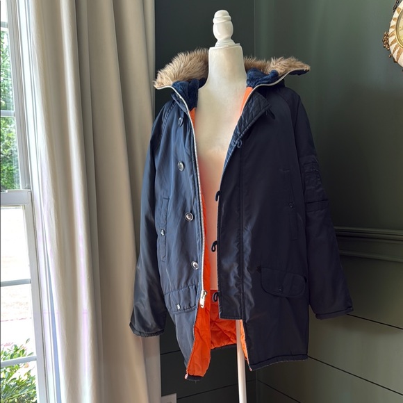 Sears | Jackets & Coats | Vintage Sears Parka With Faux Fur Hood | Poshmark